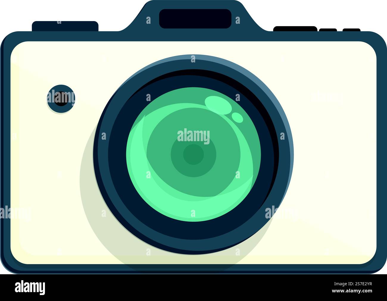 Photograph camera icon cartoon vector. Digital flash. Shutter image ...