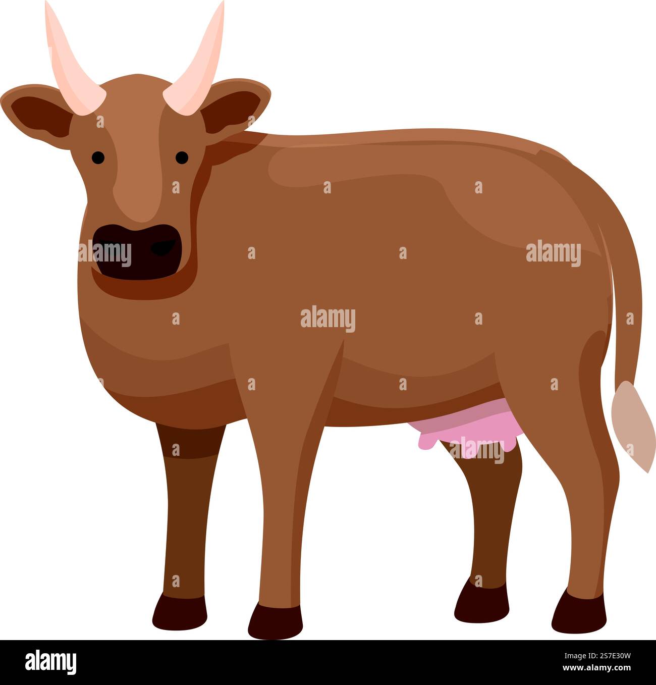 Dairy cow icon cartoon vector. Farm breed. Animal milk. Dairy cow icon ...