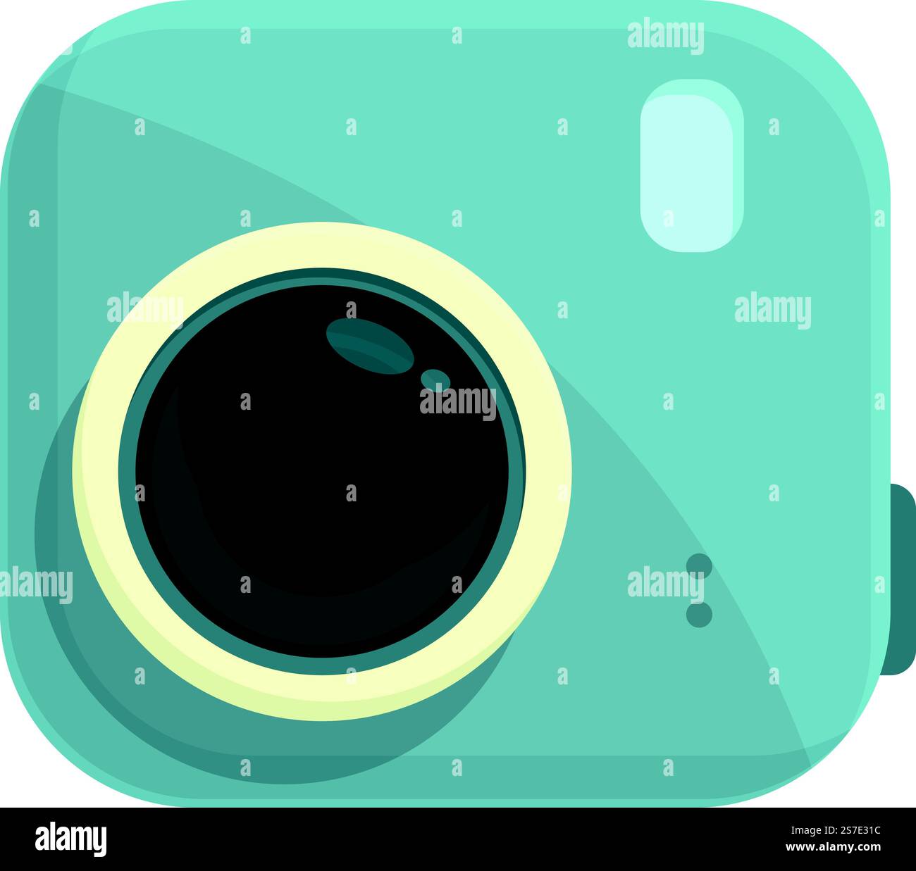 Underwater camera icon cartoon vector. Digital photo. Flash picture ...