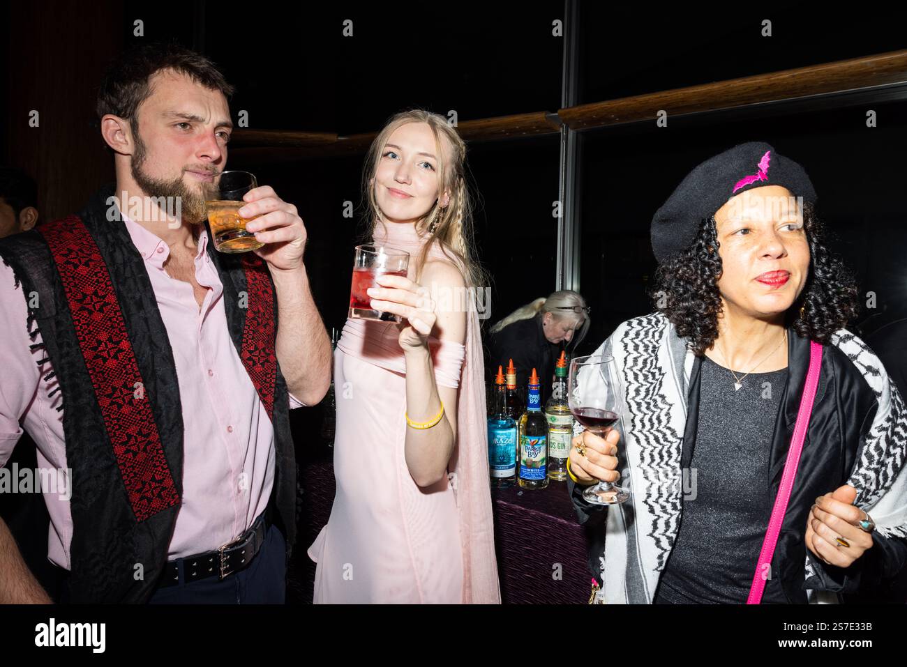 Washington, USA. 18th Jan, 2025. Hundreds gathered at the Mead Center ...