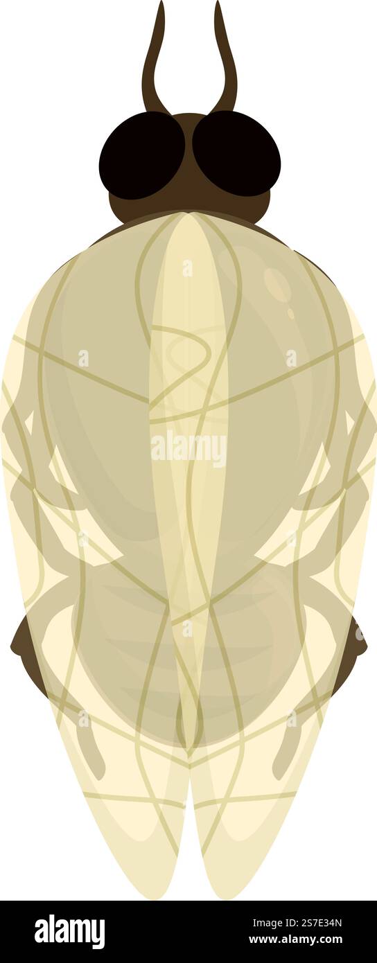 Ancient tsetse fly icon cartoon vector. Africa insect. Blood tik ...