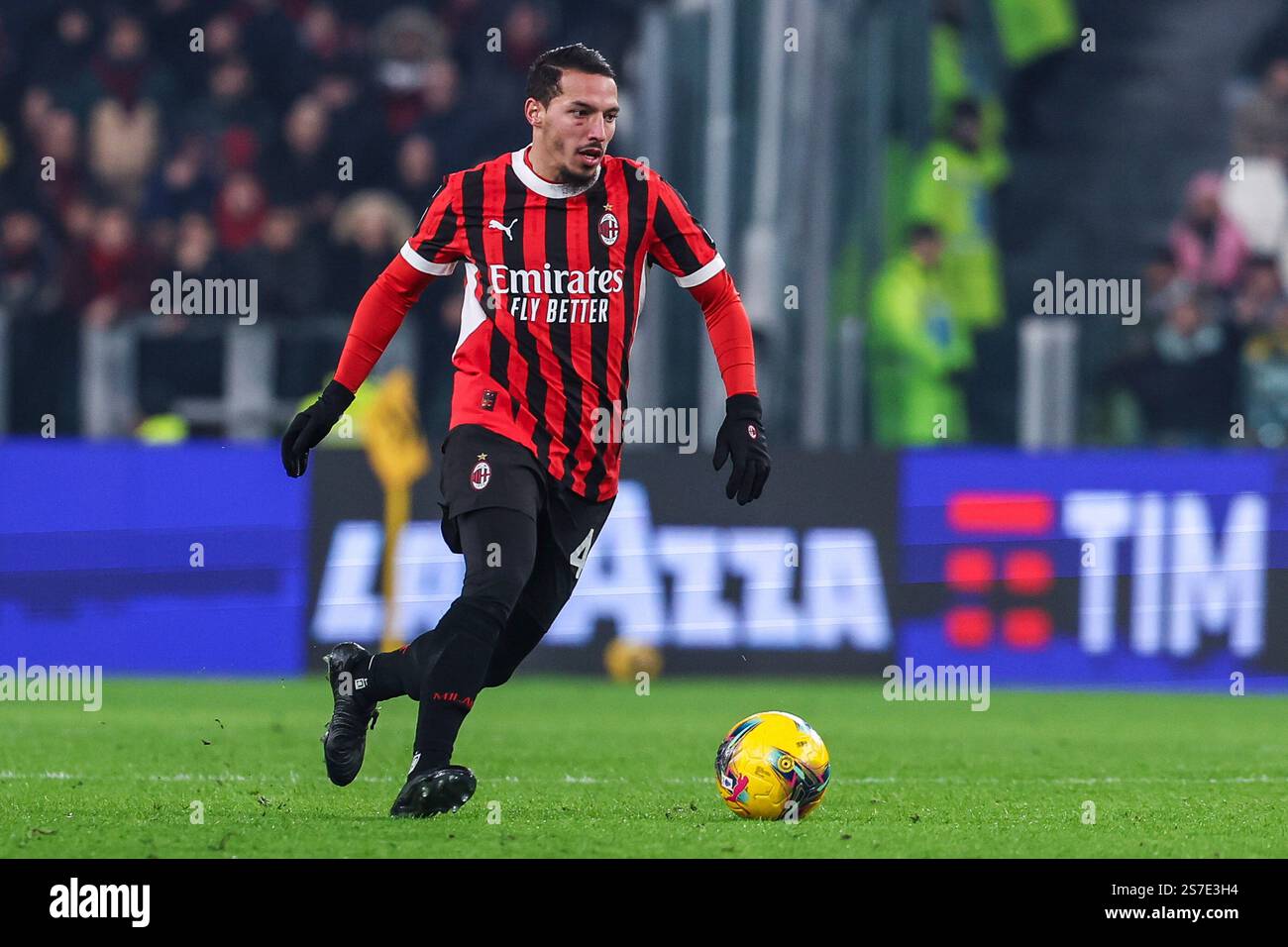 Turin, Italien. 18th Jan, 2025. Ismael Bennacer of AC Milan seen in ...