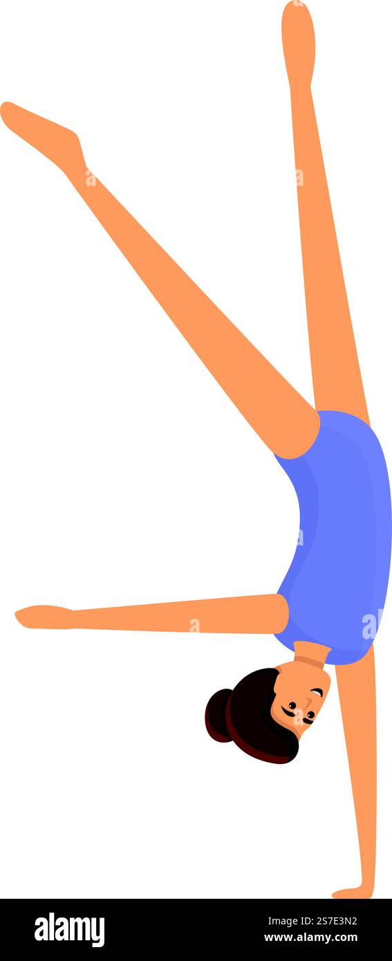 Carnival acrobat icon cartoon vector. Sport art. Team gymnast. Carnival ...