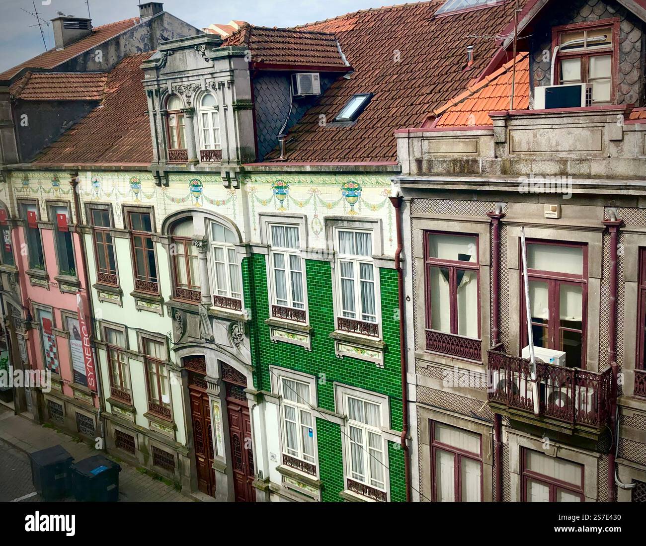 Typical housing blocks in Portugal Stock Photo - Alamy