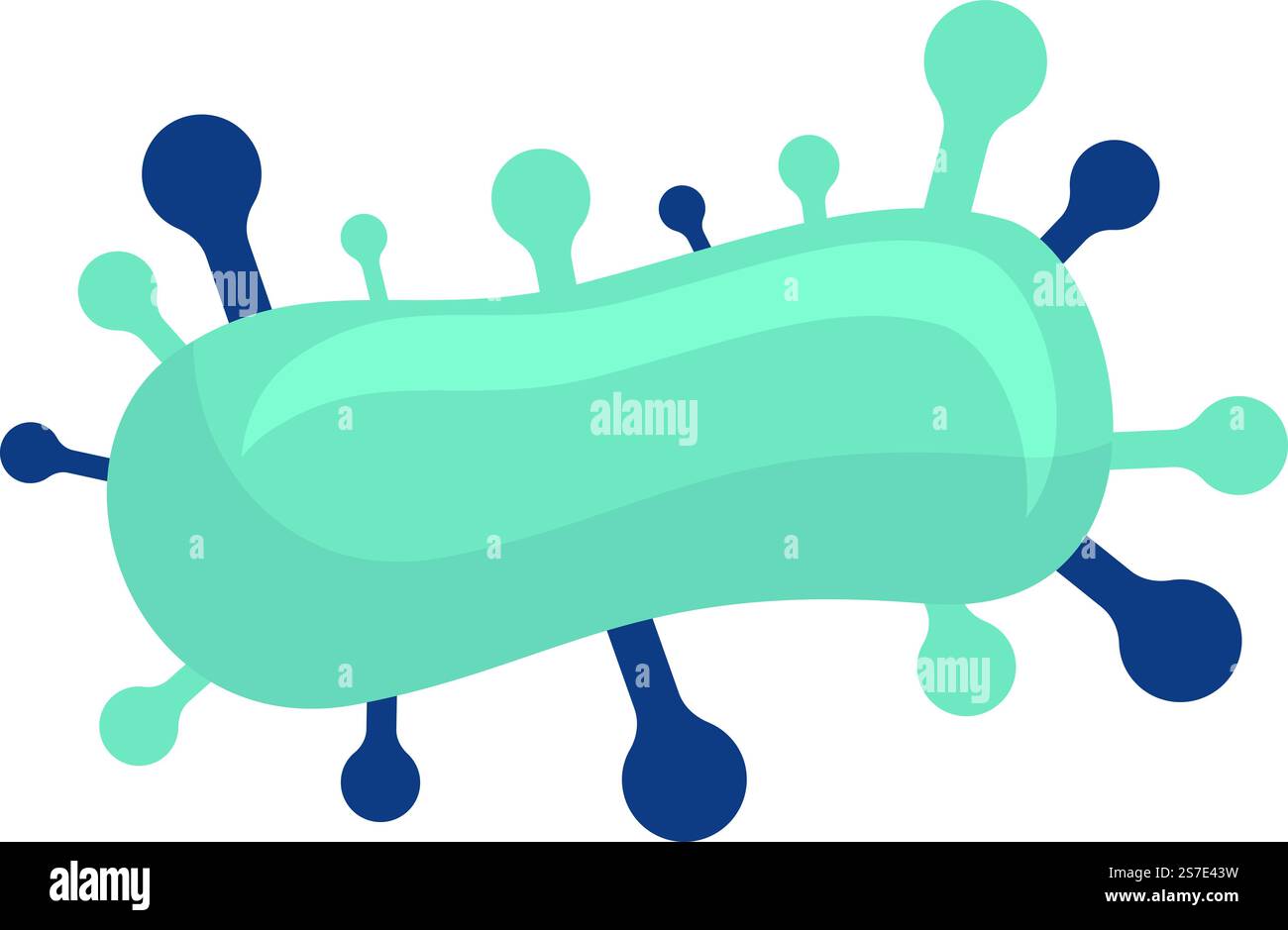Tonsillitis bacteria icon cartoon vector. Hygiene inflammation. Throat ...