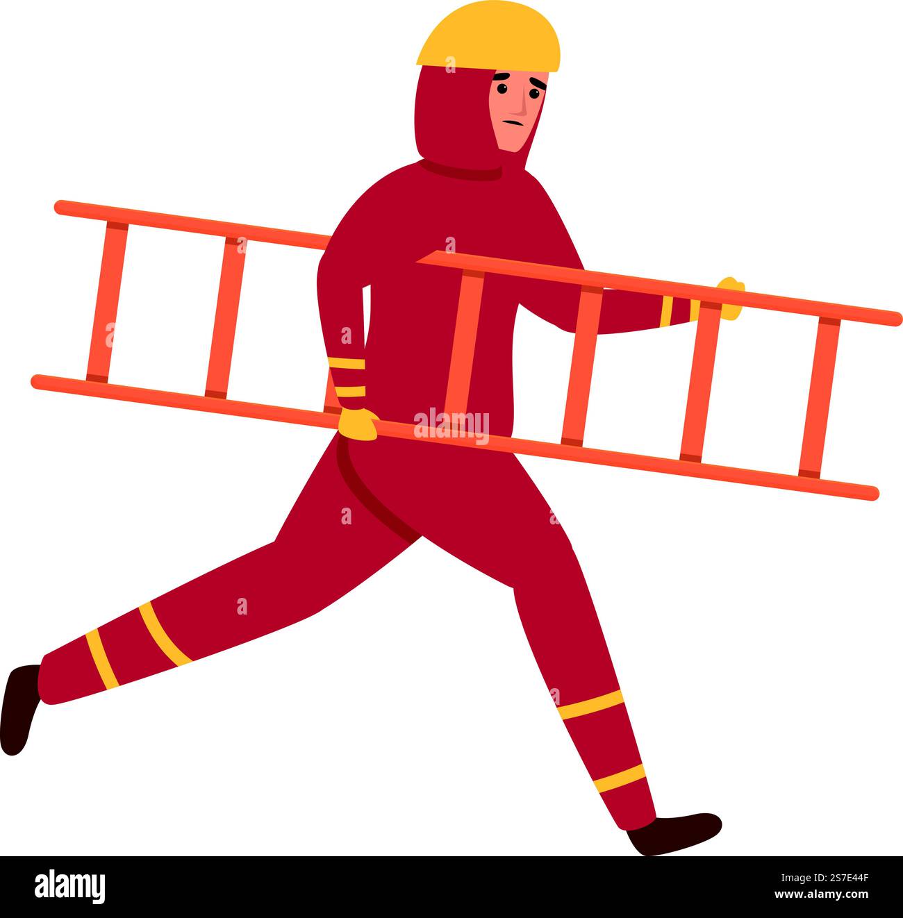 Danger fireman icon cartoon vector. Rescue man. Work person. Danger ...