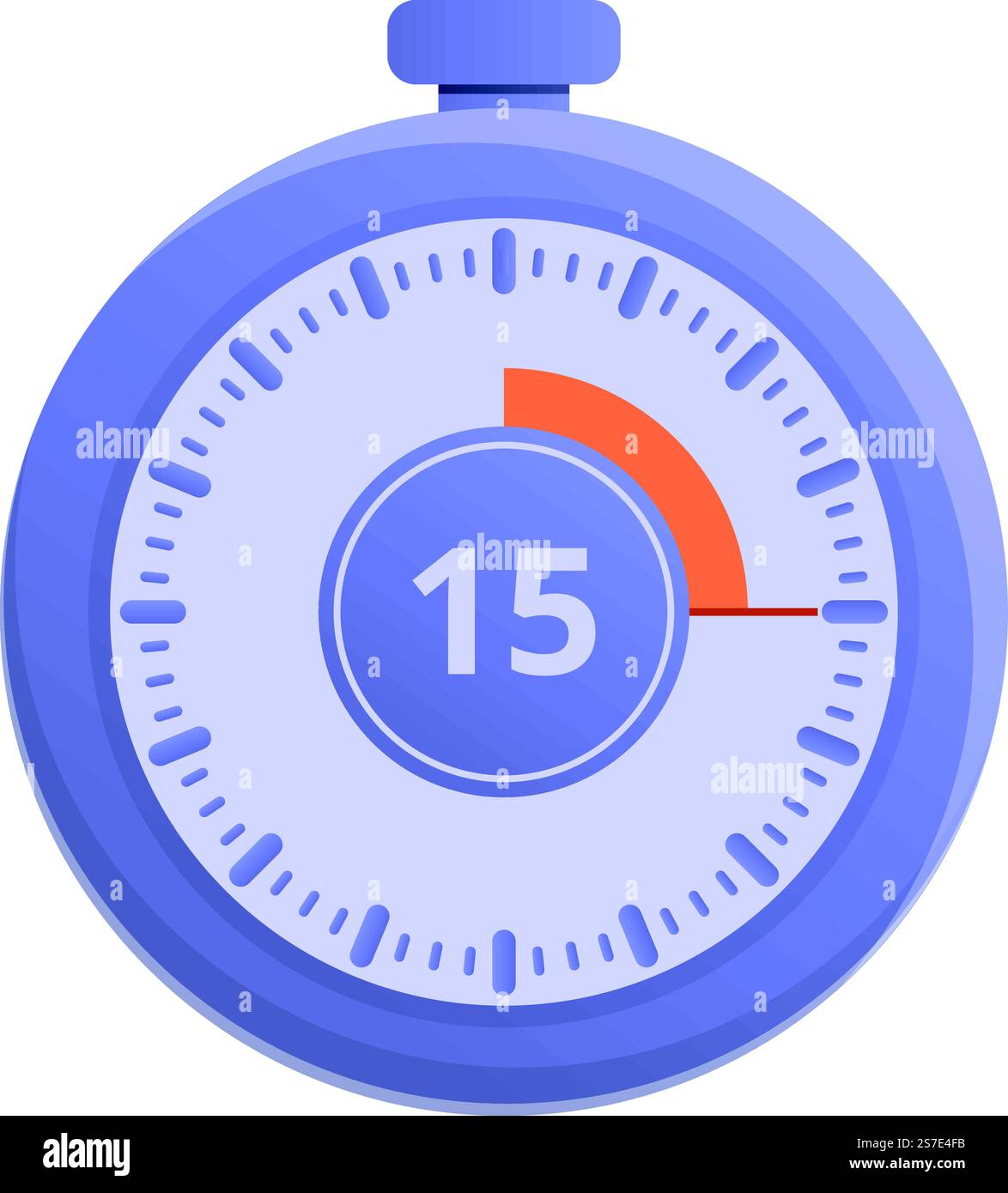 Stopwatch clock icon cartoon vector. Stop time. Sport deadline ...