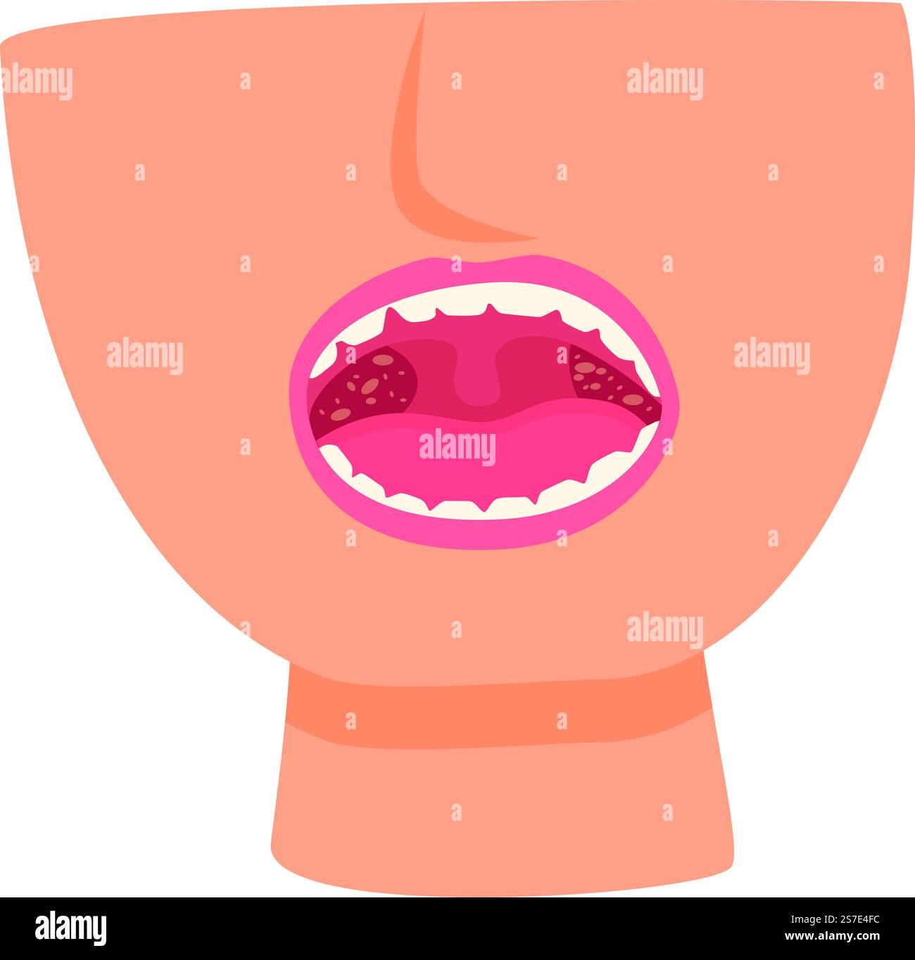 Dental infection icon cartoon vector. Mouth hygiene. Medical health ...