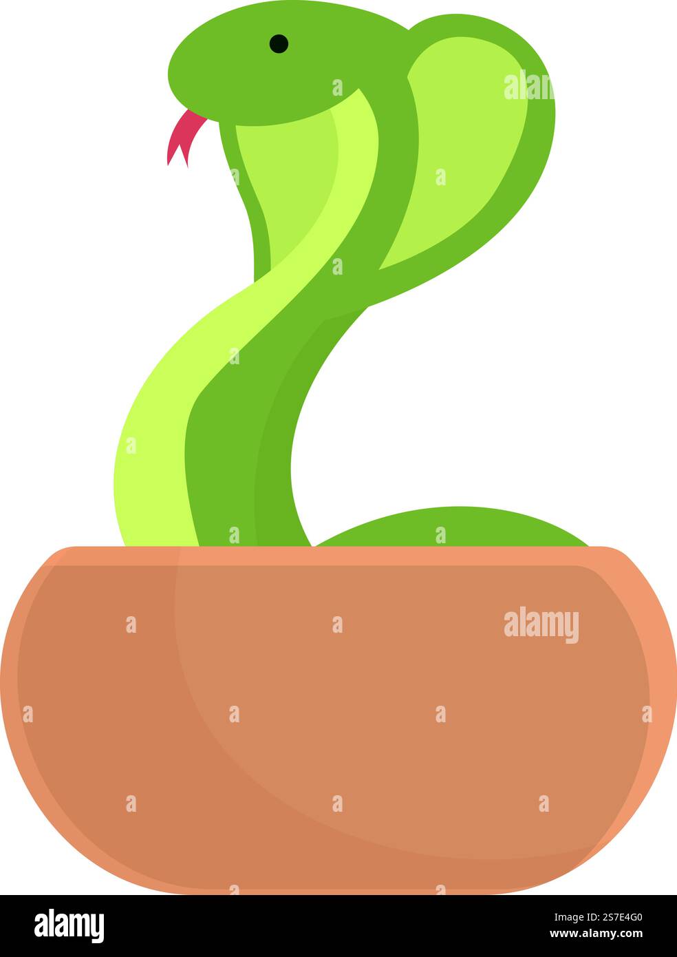 Cobra basket icon cartoon vector. Snake charmer. Music dance. Cobra ...