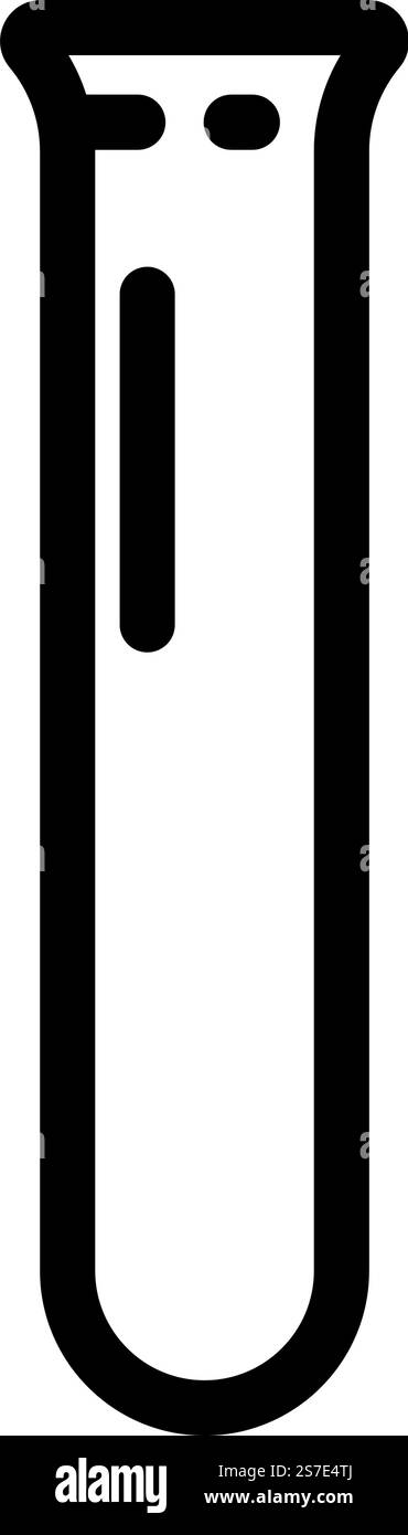test tubes chemical glassware lab line icon vector. test tubes chemical ...