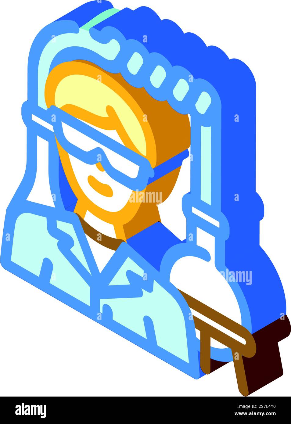 chemical engineer technology isometric icon vector. chemical engineer ...