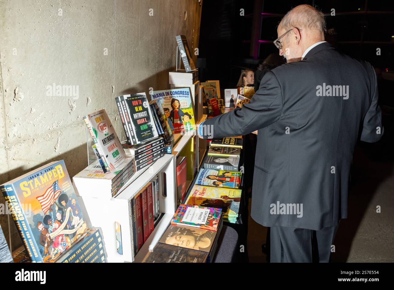 Washington, USA. 18th Jan, 2025. Attendees of the Busboys and Poets ...