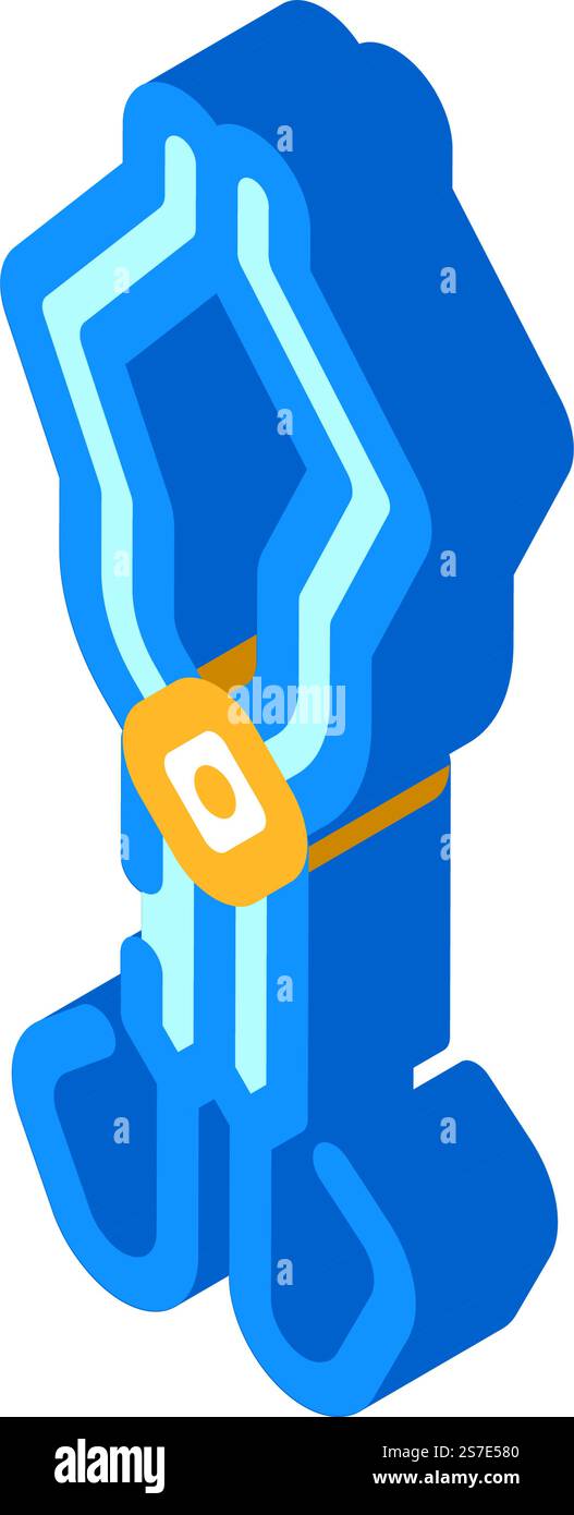 crucible tongs chemical glassware lab isometric icon vector. crucible ...