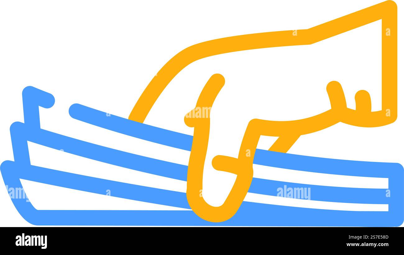 paperwork document color icon vector. paperwork document sign. isolated ...