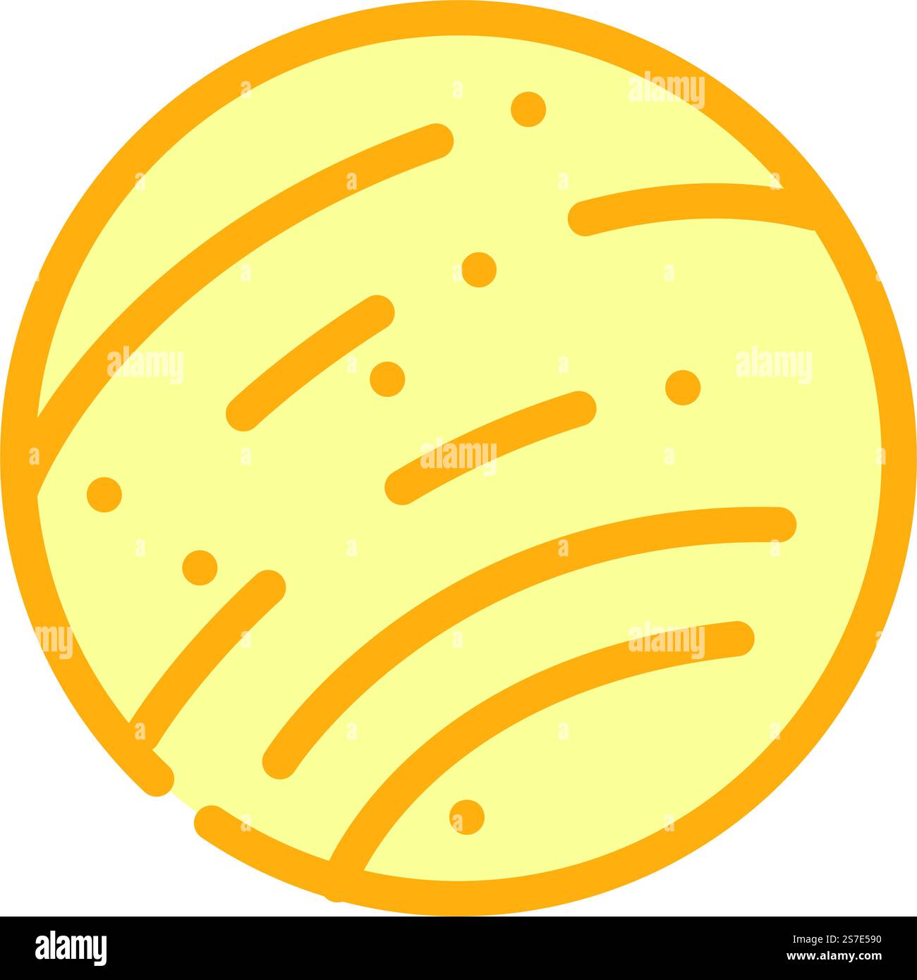 venus planet color icon vector. venus planet sign. isolated symbol ...