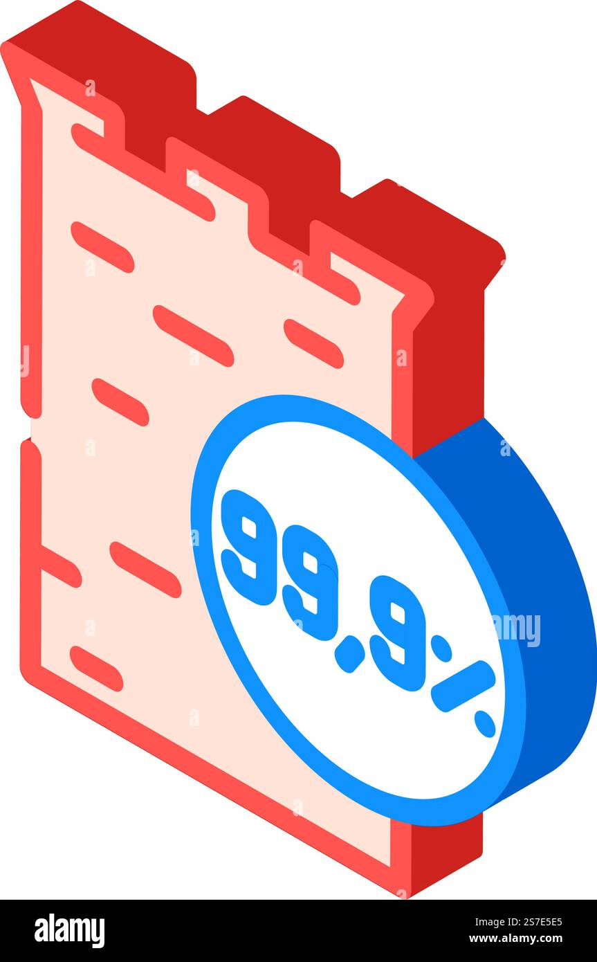 anodes copper cast isometric icon vector. anodes copper cast sign ...