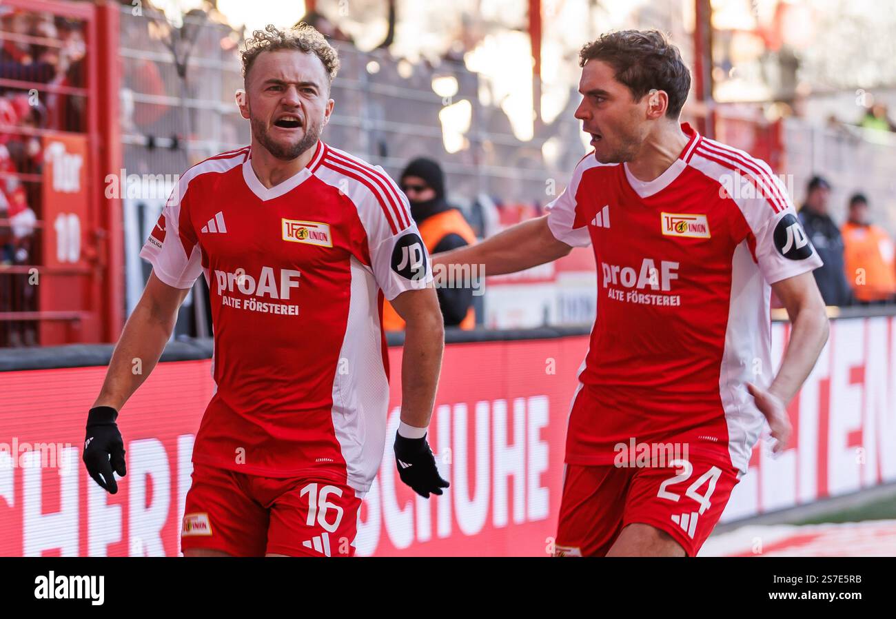 Berlin, Germany. 19th Jan, 2025. Soccer: Bundesliga, 1. FC Union Berlin ...