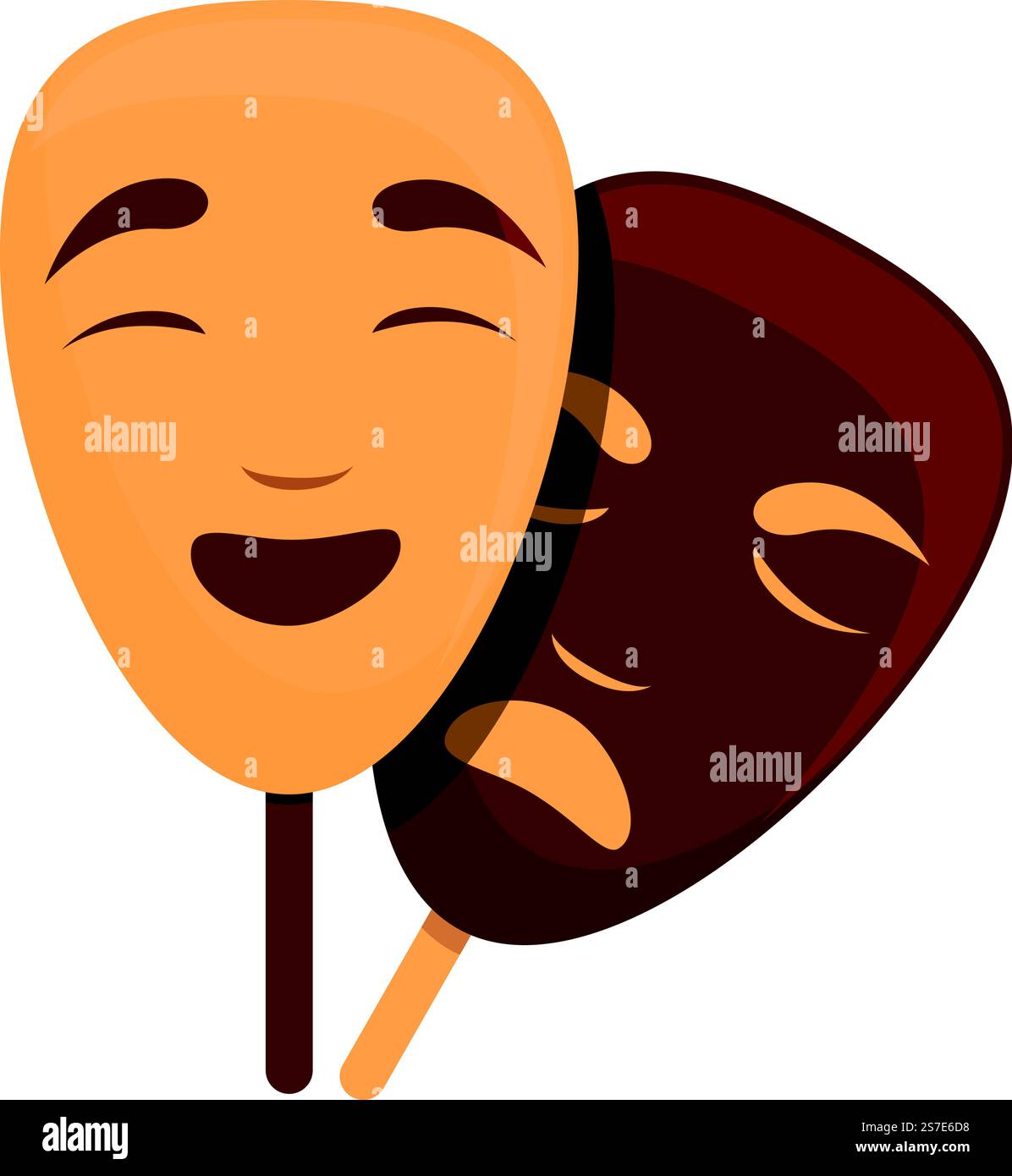 Ancient greece masks icon cartoon vector. Greek history. Architecture ...