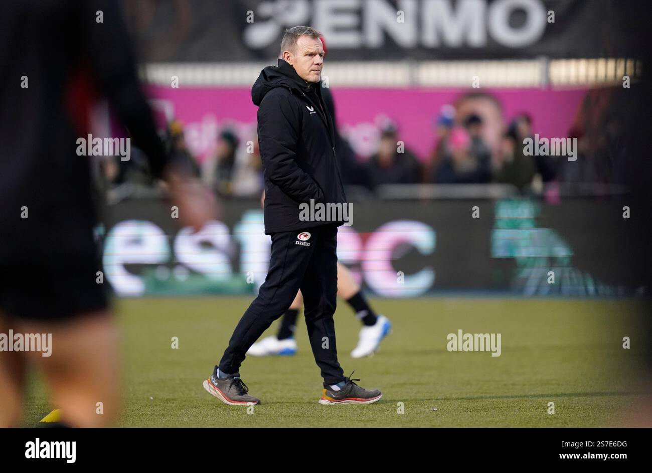 Saracens Director of Rugby Mark McCall ahead of the Investec Champions ...