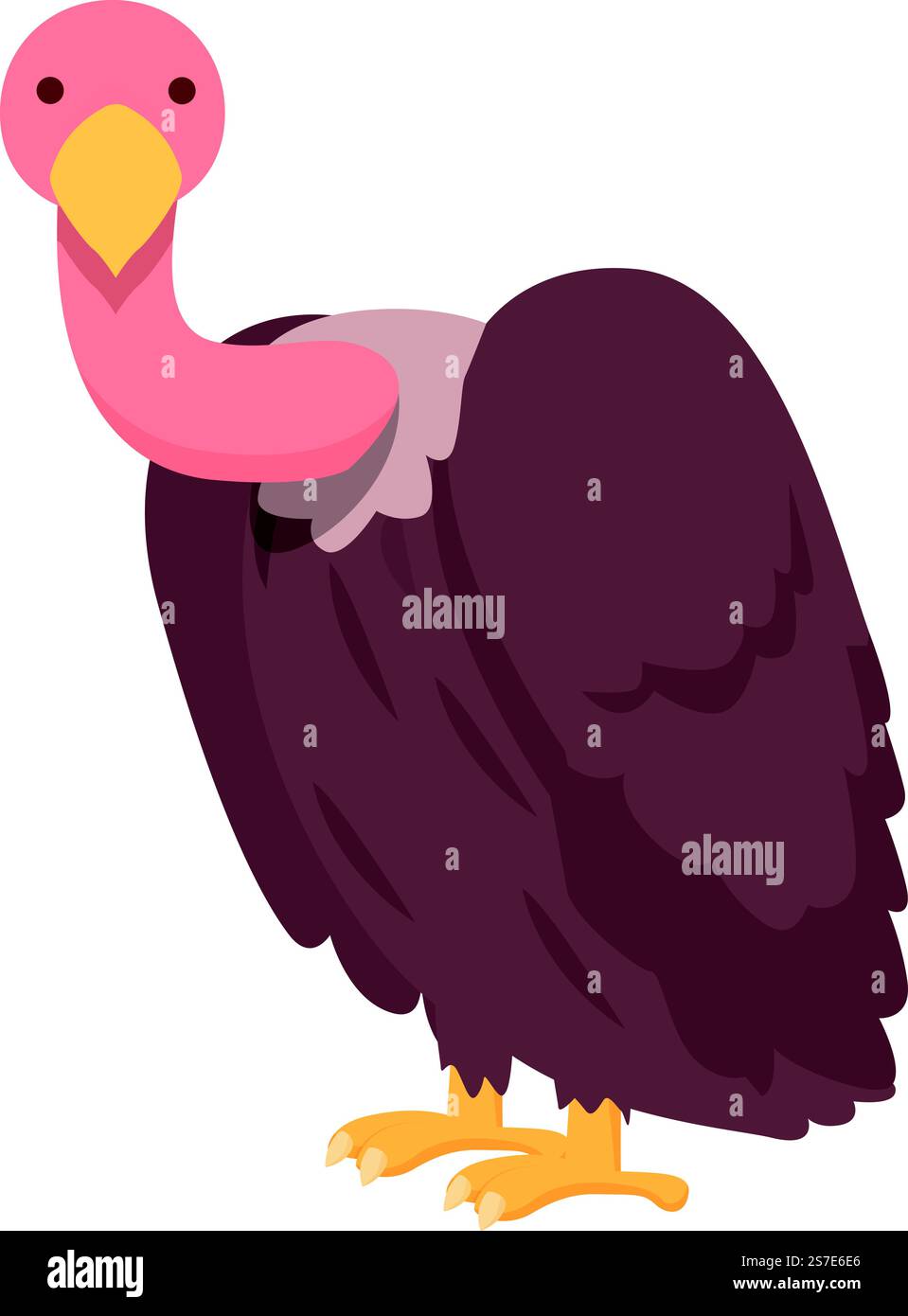 Wild griffon icon cartoon vector. Nature tattoo. Griffin from africa ...