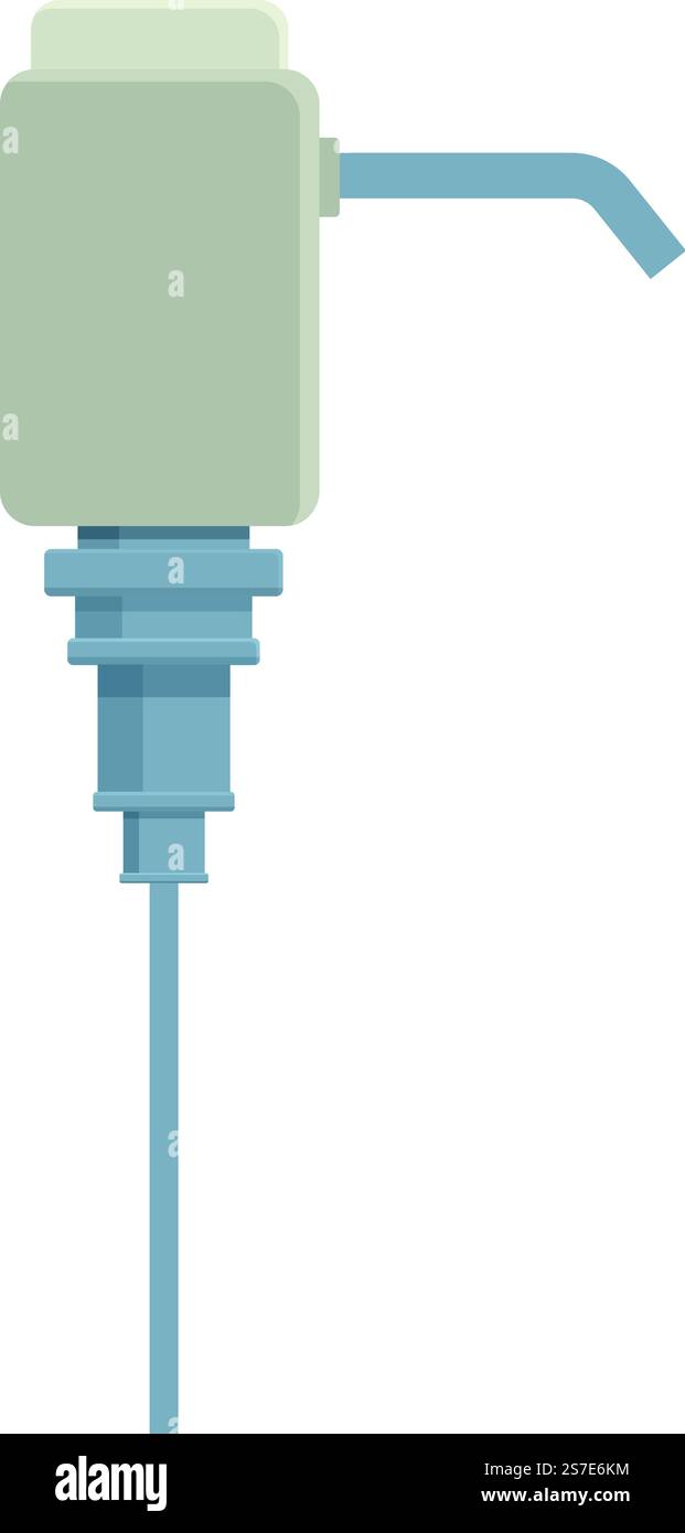 Water pump icon cartoon vector. Delivery service. Bottle cooler. Water ...