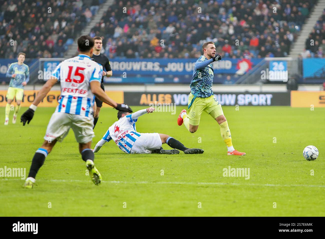 Heerenveen, Netherlands. 19th Jan, 2025. HEERENVEEN - 19-01-2025, Abe Lenstra Stadion. Dutch ...