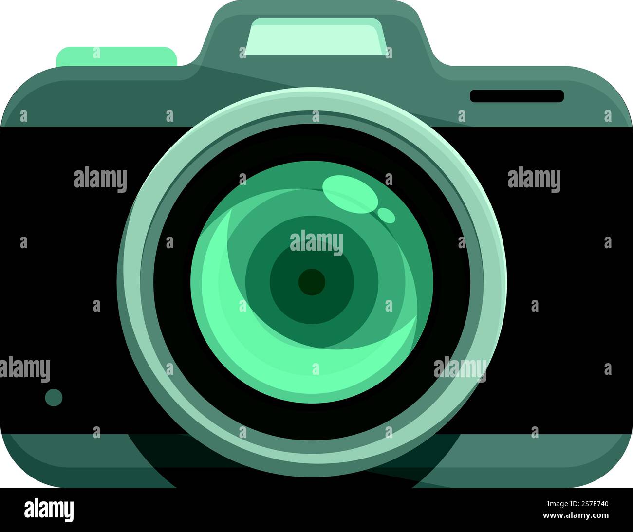 Camera image icon cartoon vector. Digital capture. Photo flash. Camera ...