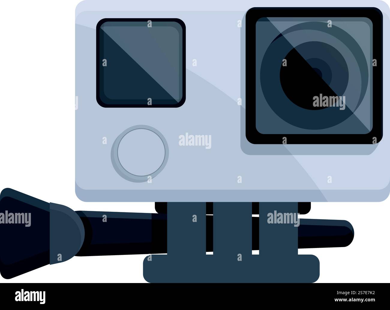 Drive action camera icon cartoon vector. Sport cam. Digital 4k. Drive ...