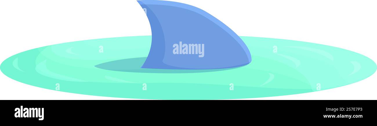 Shark attack icon cartoon vector. Danger sign. Animal bite. Shark ...