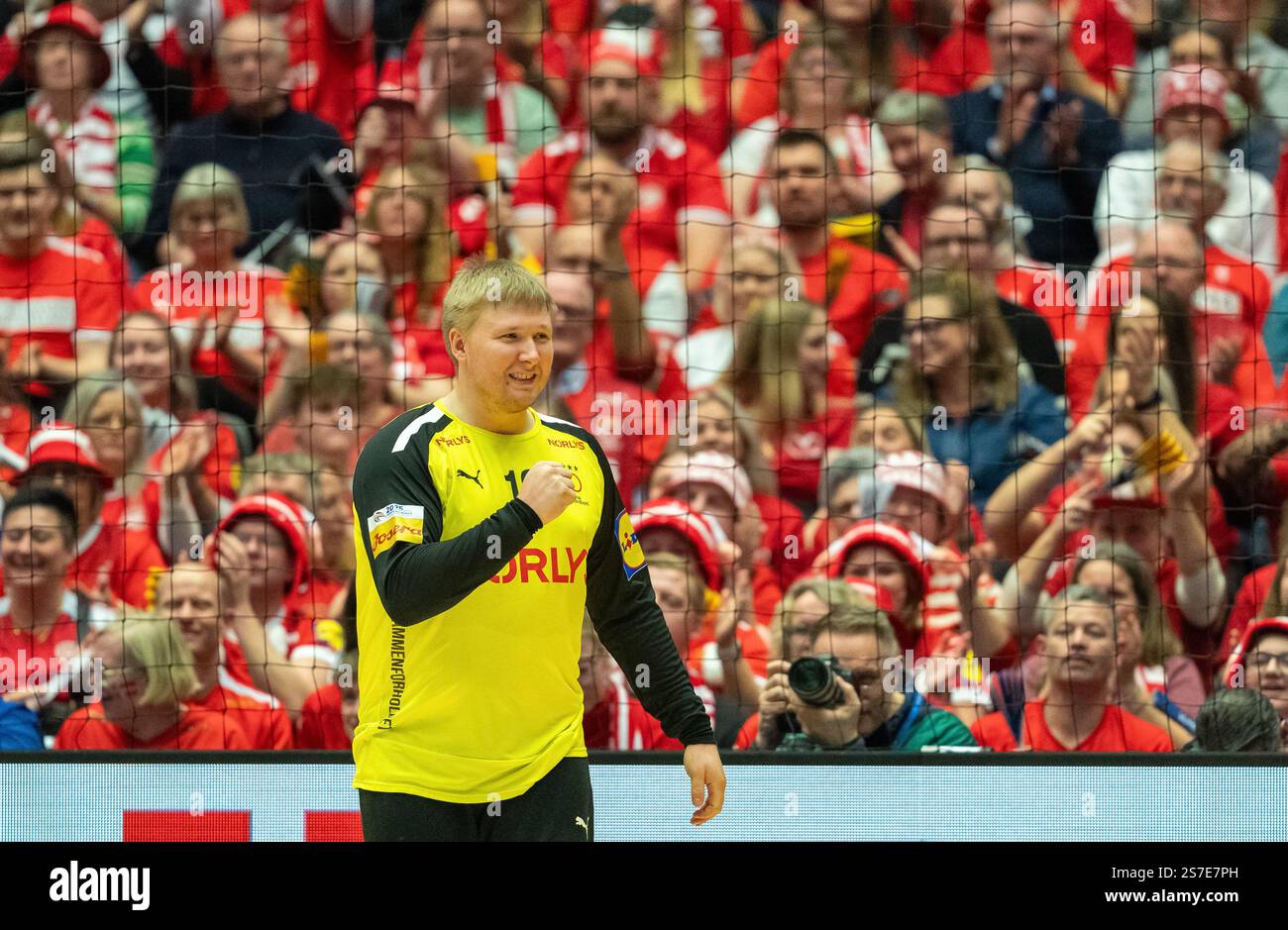 Herning, Denmark. 18th Jan, 2025. Handball: World Championship, Denmark ...