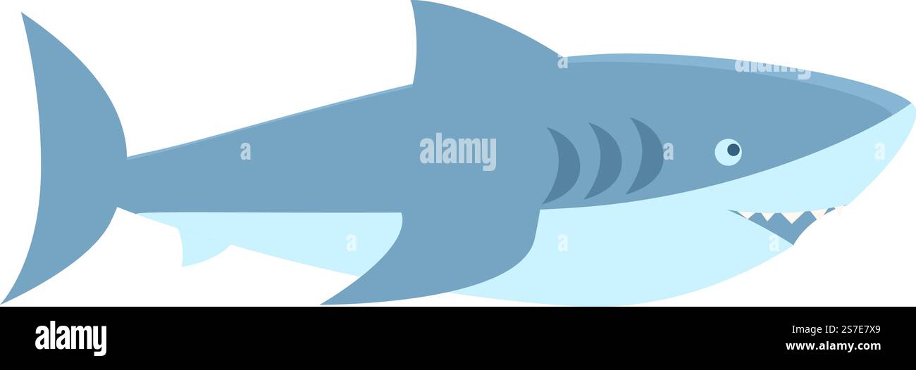 Australia shark icon cartoon vector. Danger sign. Caution zone ...