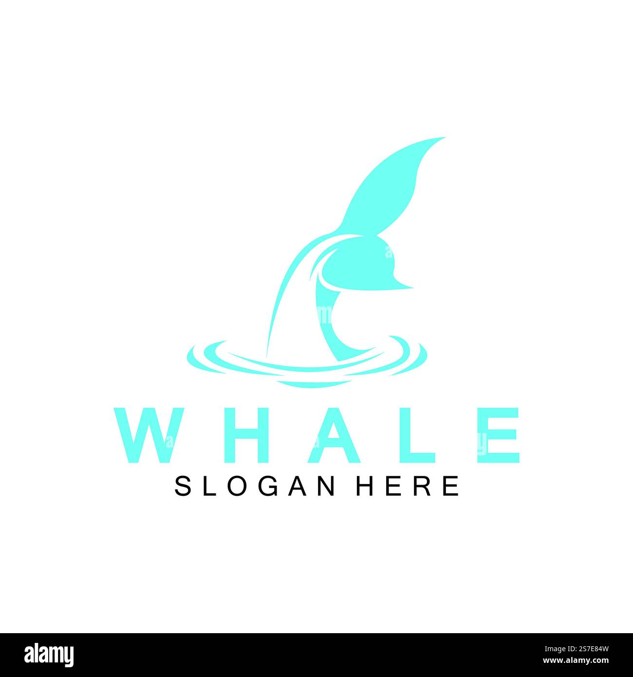 whale tail logo vector illustration design. Whale tail graphic icon ...