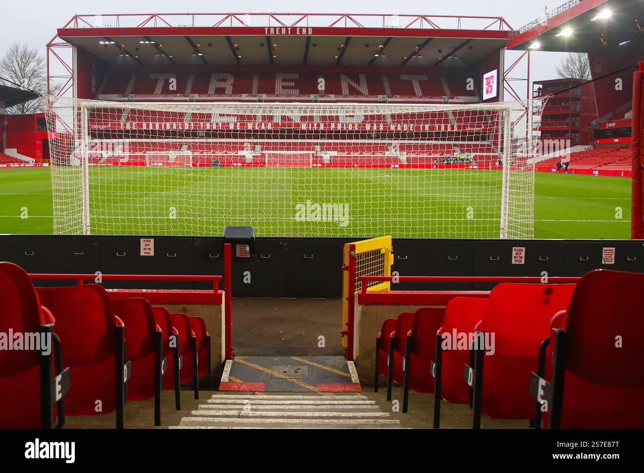 Nottingham, UK. 19th Jan, 2025. Ground View inside the City Ground ...