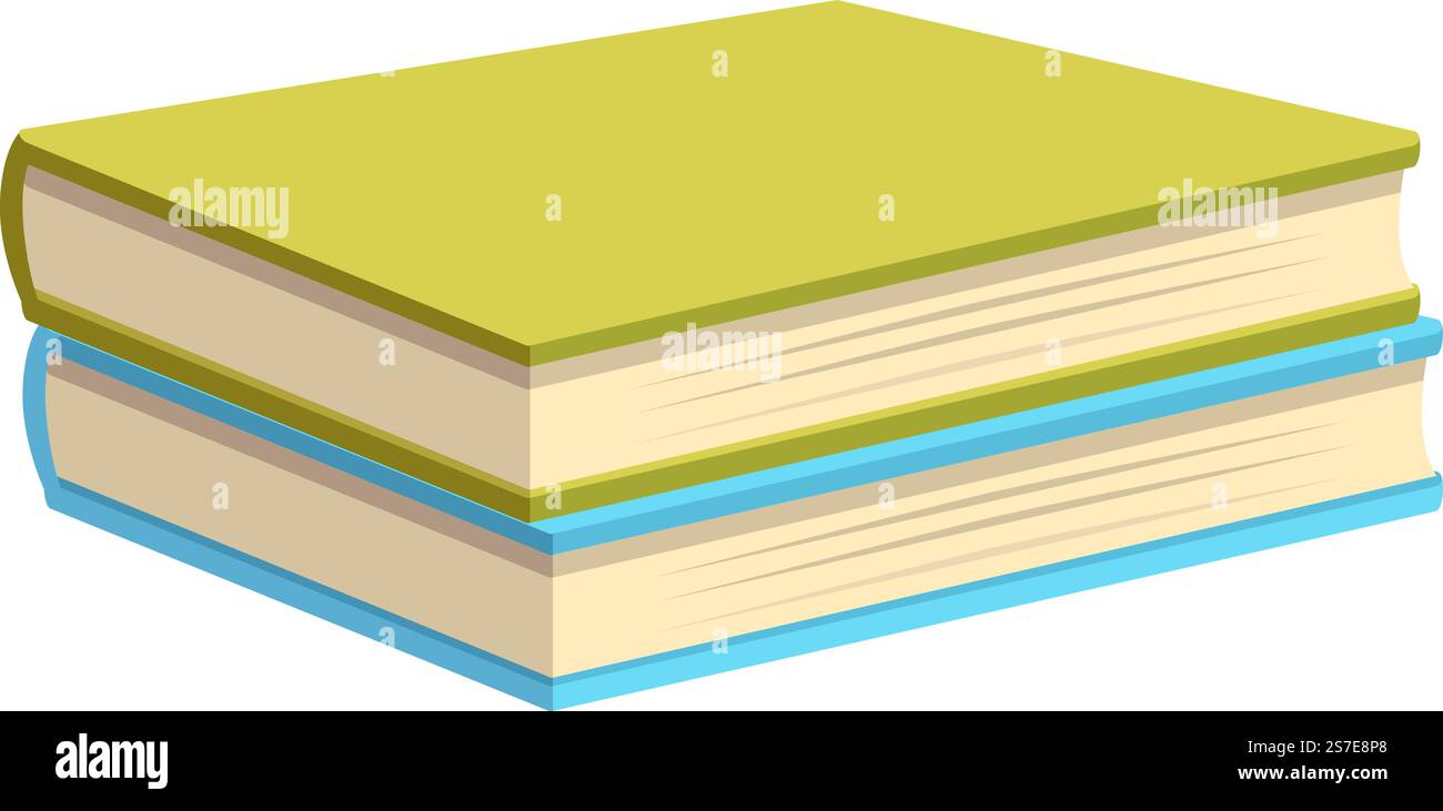 Book stack icon cartoon vector. Open study. Publication paper. Book ...