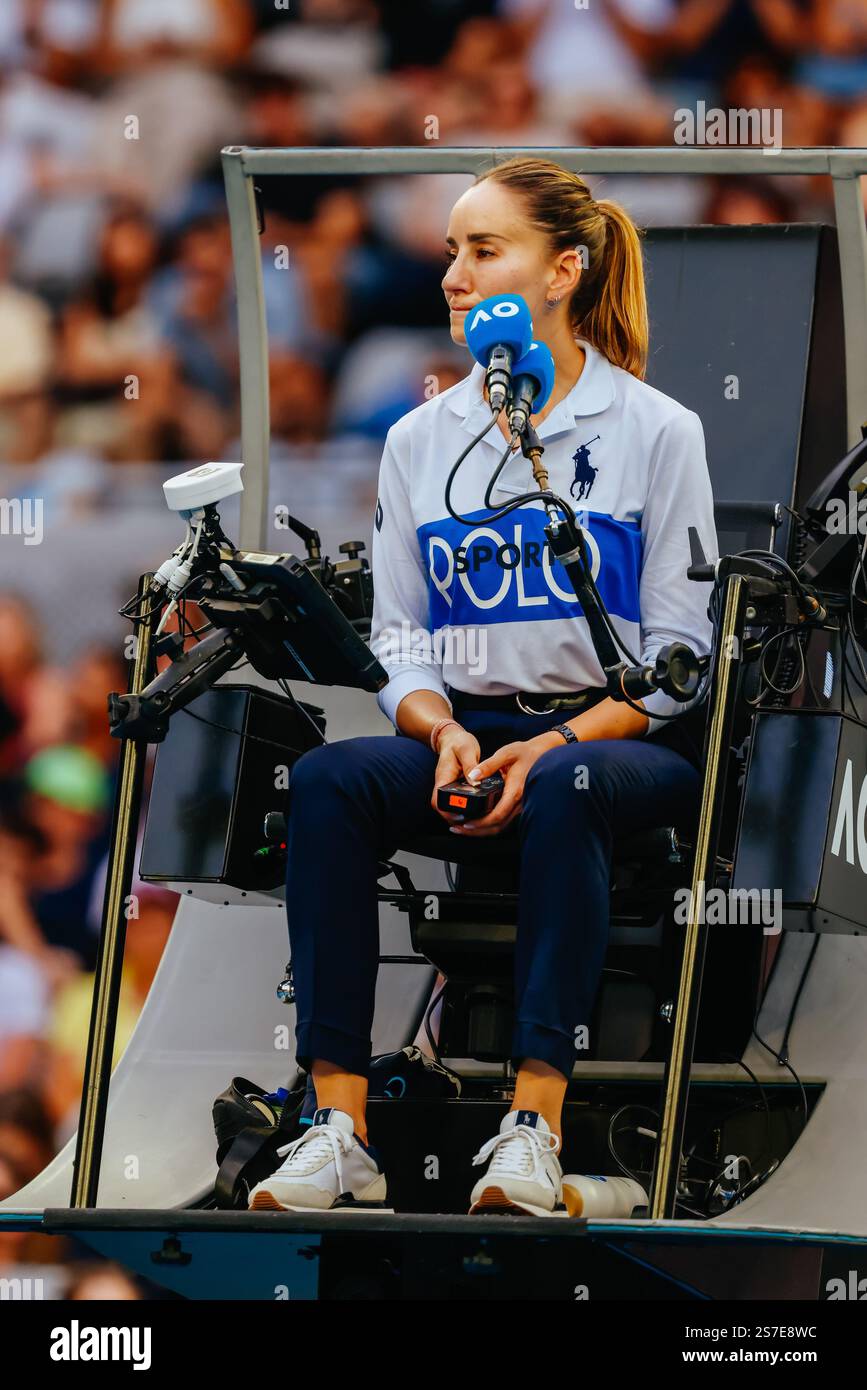 January 19, 2025: MELBOURNE, AUSTRALIA - JANUARY 19: Marijana Veljovic ...