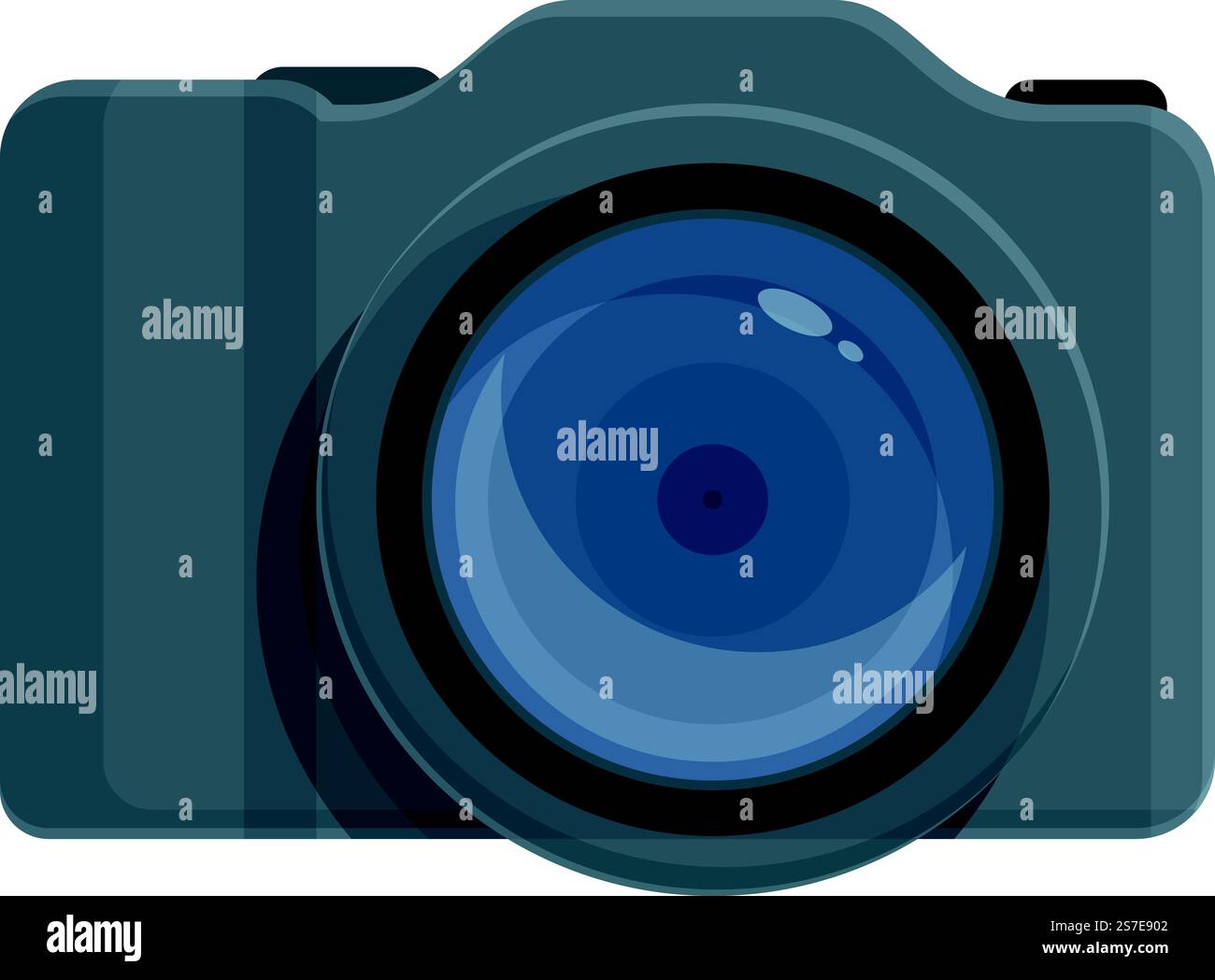 Modern camera icon cartoon vector. Digital photo. Focus dslr. Modern ...