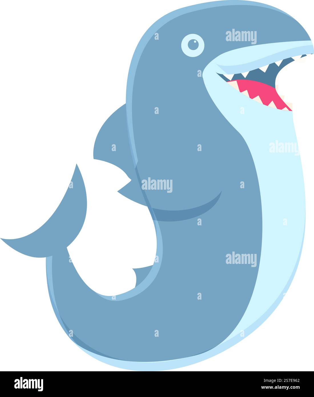 Danger shark icon cartoon vector. Sea board. Zone attack. Danger shark ...