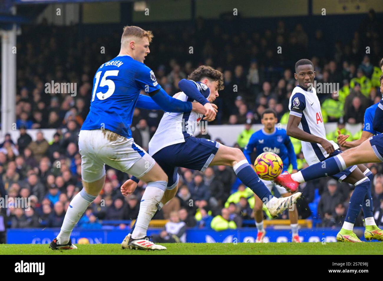 Goodison Park, Liverpool, UK. 19th Jan, 2025. Premier League Football ...