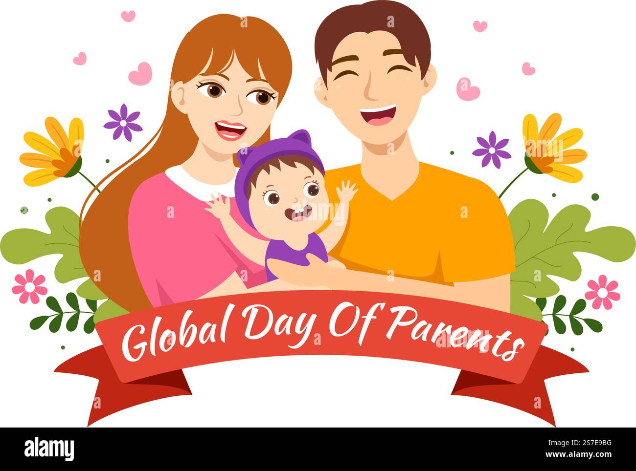 Global Day of Parents Illustration with Importance of Being a ...