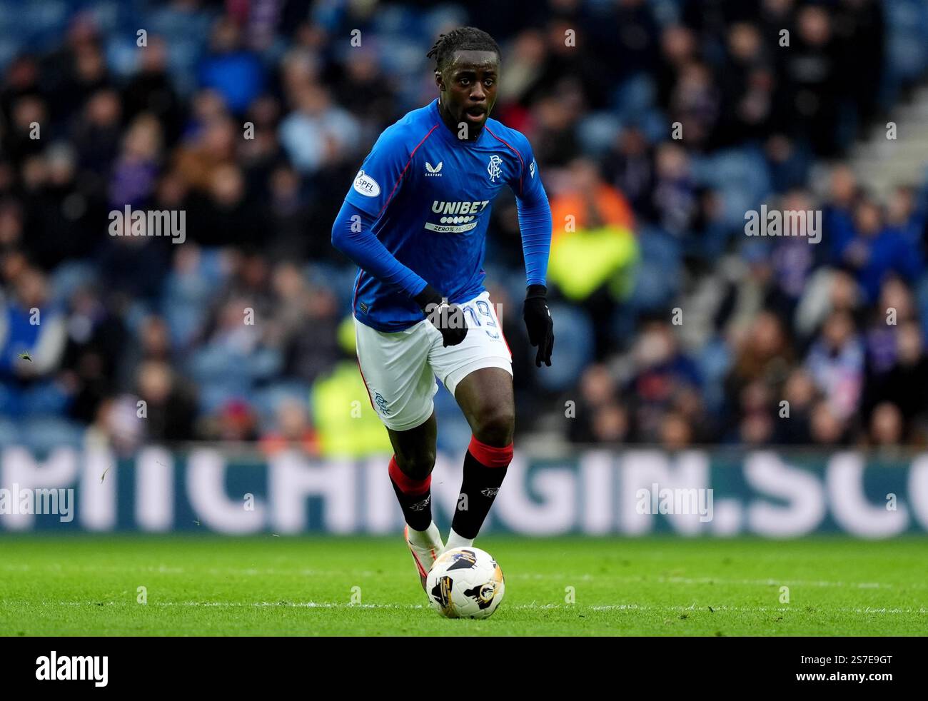 Rangers' Clinton Nsiala during the Scottish Gas Men's Scottish Cup ...
