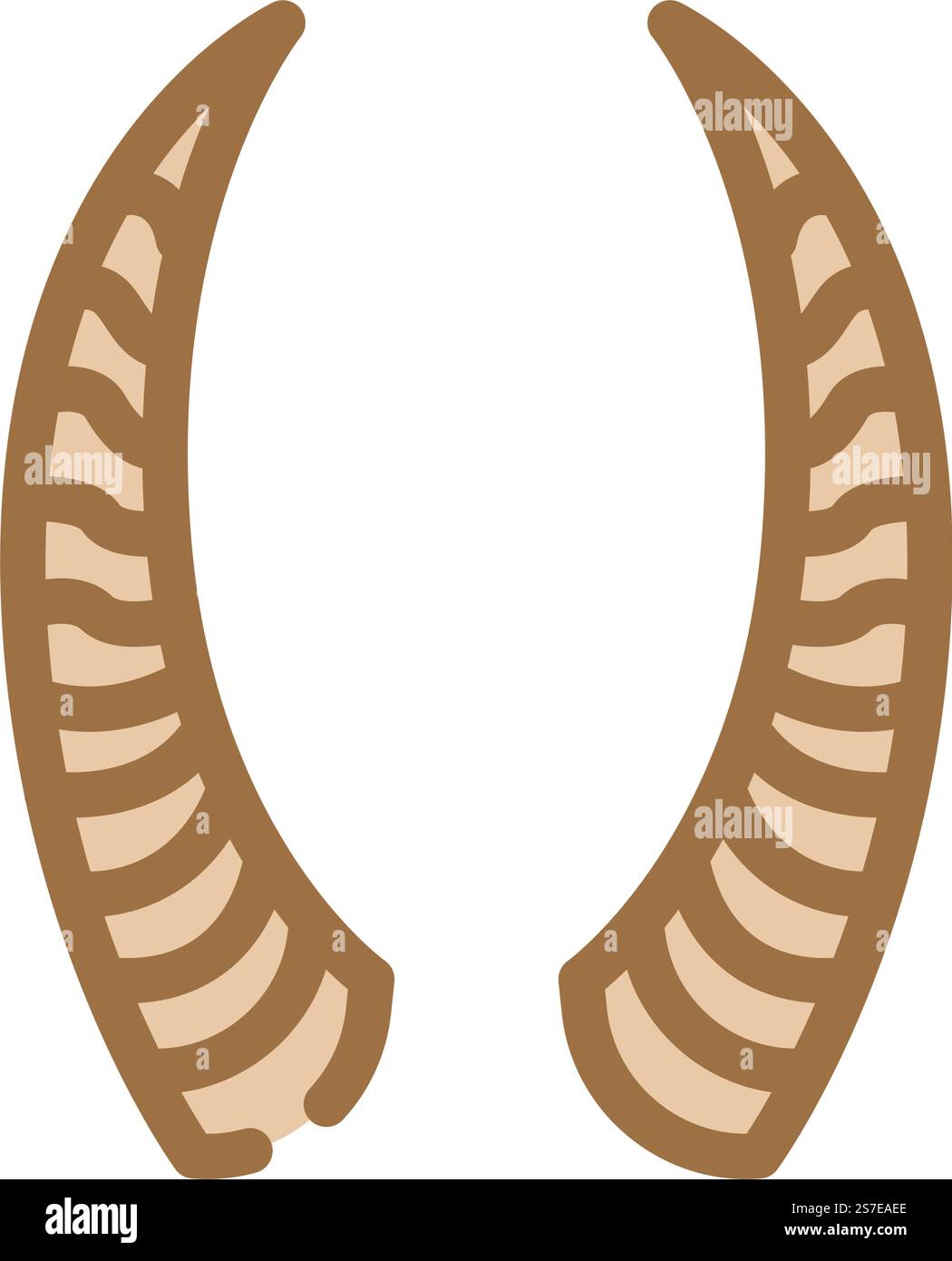 antelope wildlife animal color icon vector. antelope wildlife animal ...