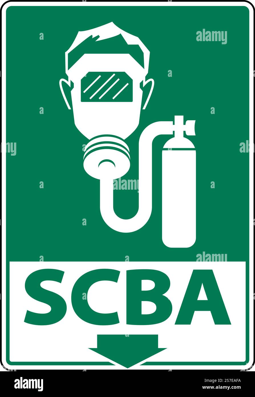 Self-Contained Breathing Apparatus Sign Stock Vector Image & Art - Alamy