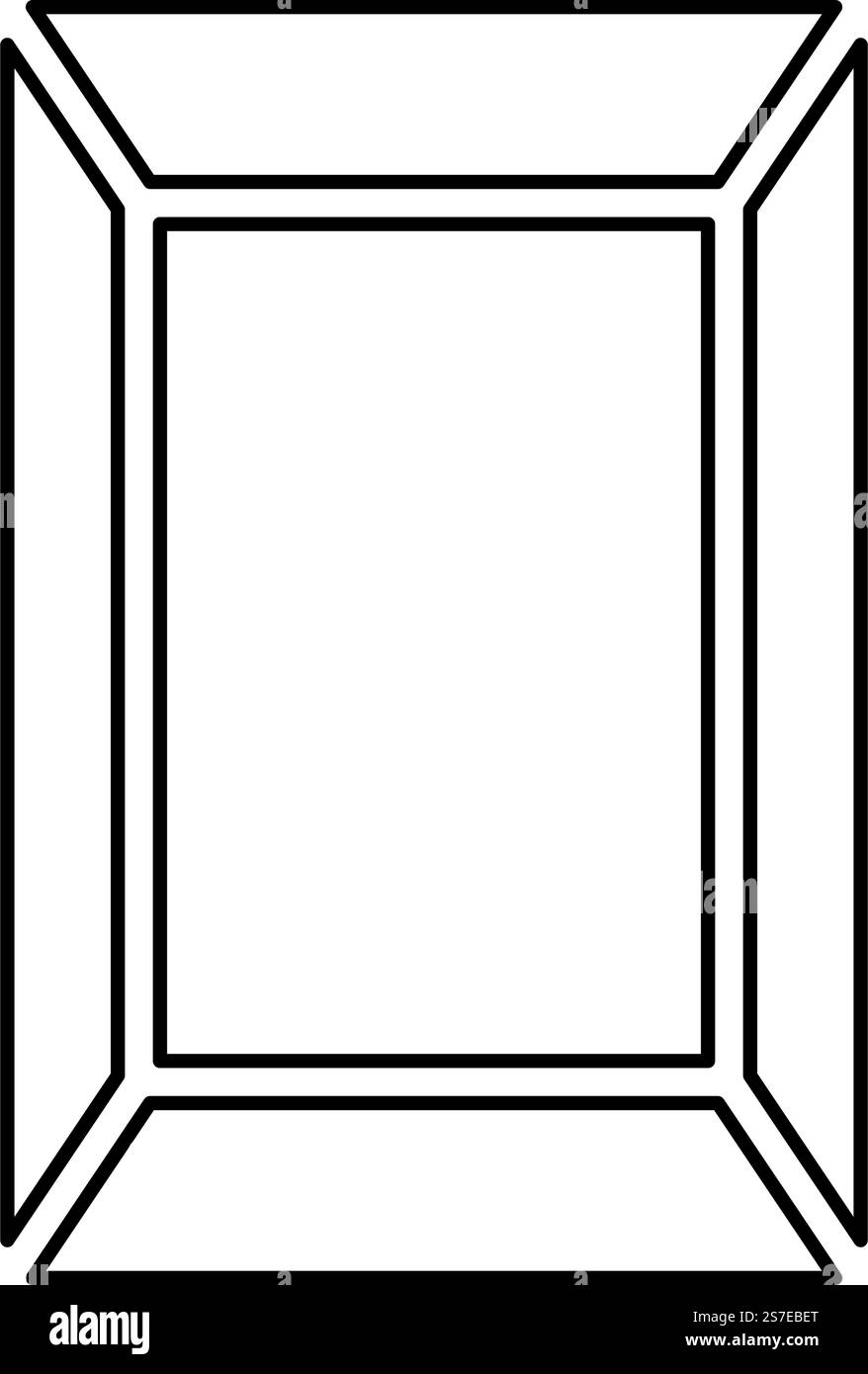 Simple rectangular border hi-res stock photography and images - Alamy