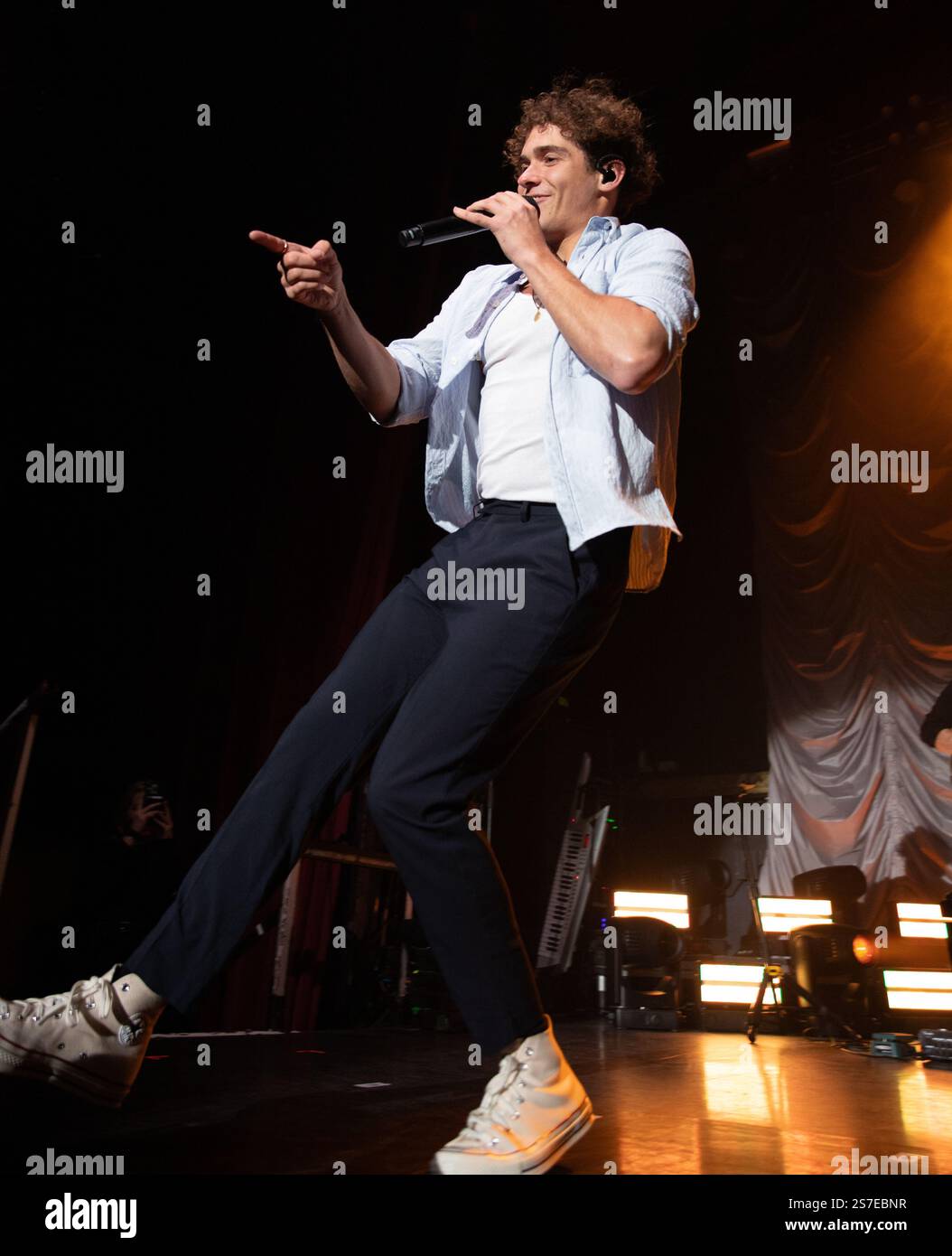 Joshua Bassett performs live at the o2 ritz manchester uk, 16th january ...