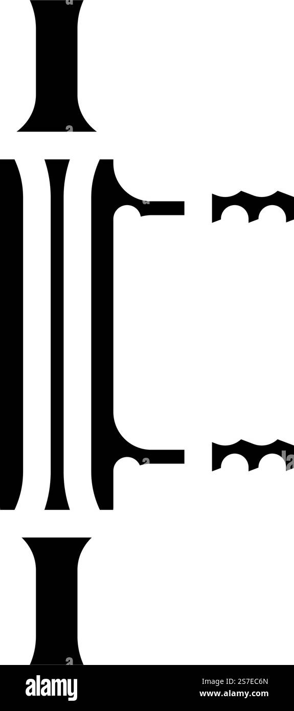 water condenser chemical glassware lab glyph icon vector. water ...