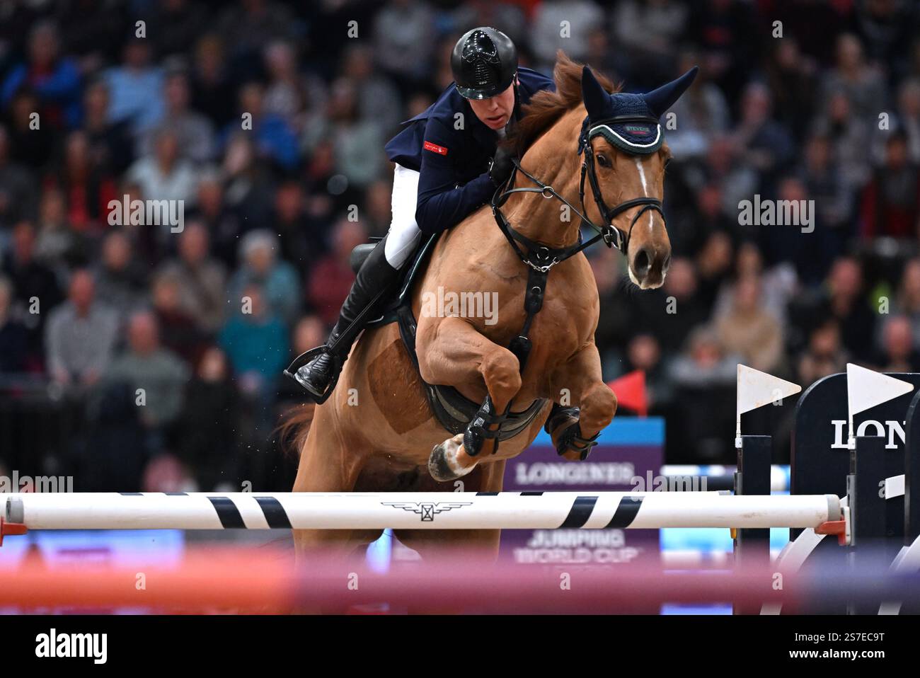19 January 2025, Saxony, Leipzig: Equestrian sport/jumping, World Cup ...