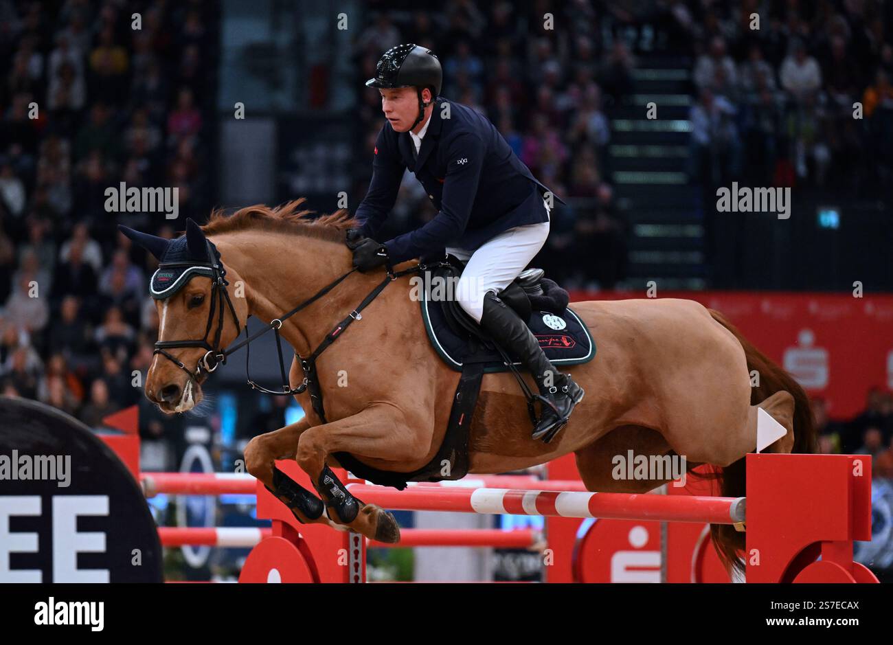 19 January 2025, Saxony, Leipzig: Equestrian sport/jumping, World Cup ...