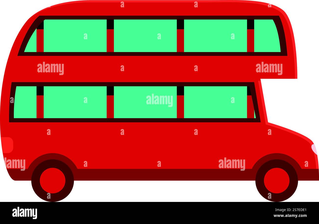 London bus icon cartoon vector. Uk tour. Old travel. London bus icon ...