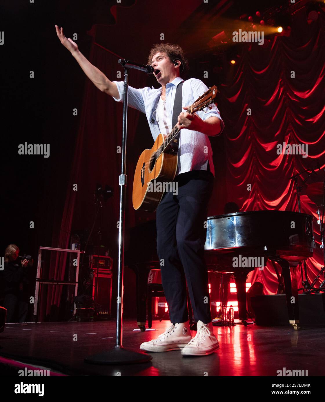 Joshua Bassett performs live at the o2 ritz manchester uk, 16th january ...