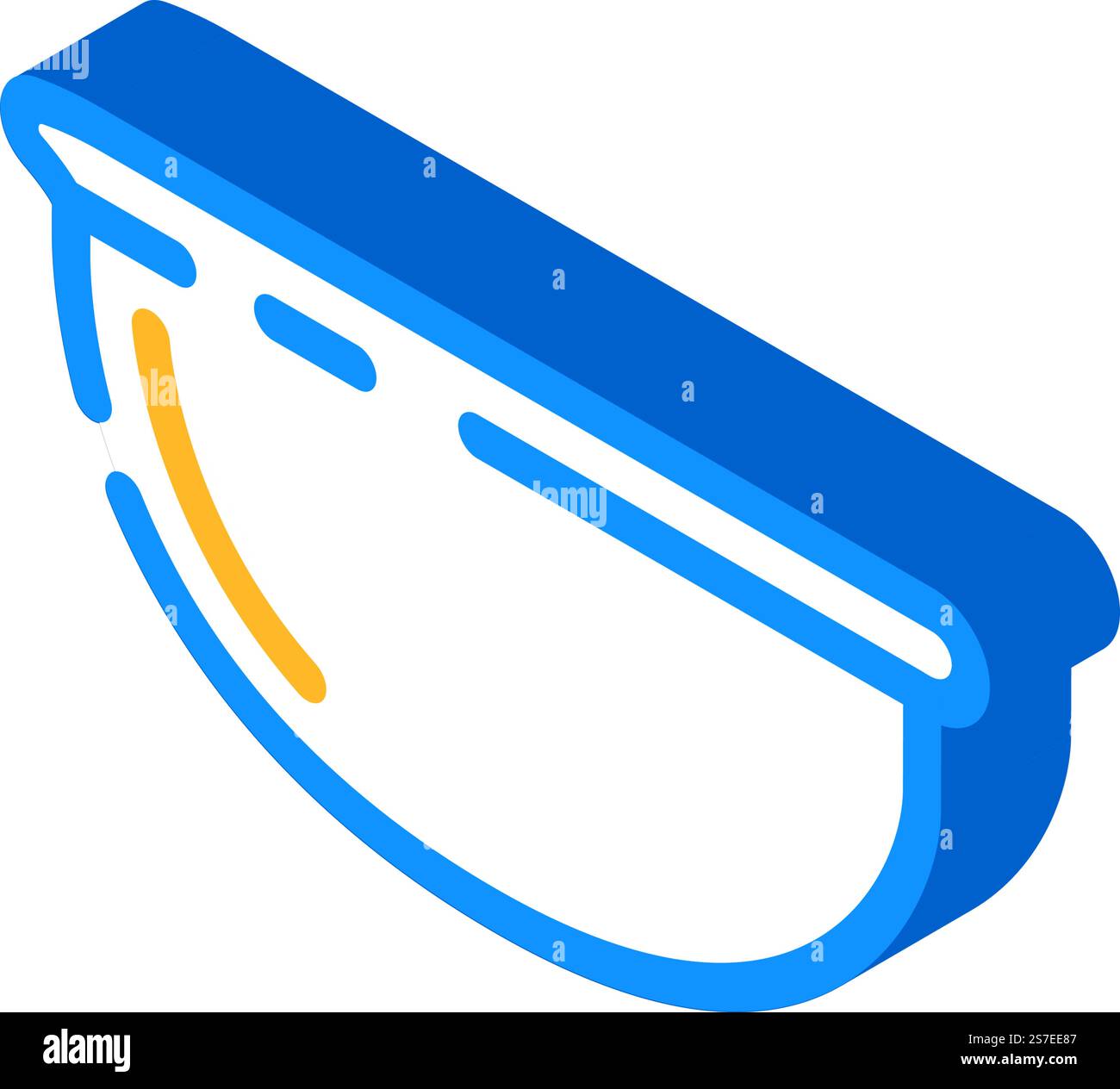 evaporating dish chemical glassware lab isometric icon vector ...